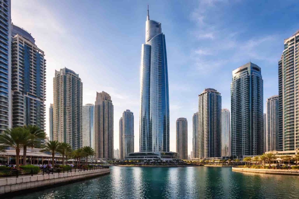 Almas Tower hauteur : 360 m, records et comparaisons